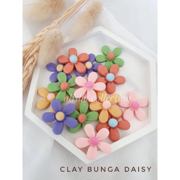 Jual Charm Clay Bunga Daisy | Shopee Indonesia
