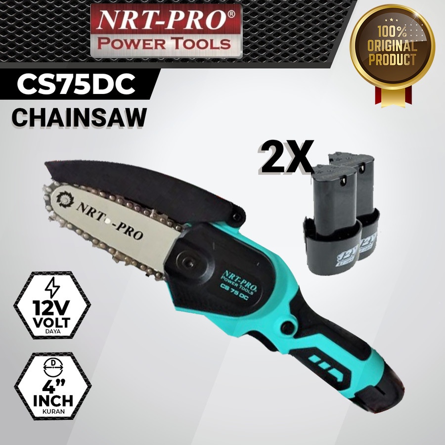 Jual Mesin Gergaji Kayu NRT PRO CS 75 DC 12V 4Inch Mesin Gergaji Mini ...