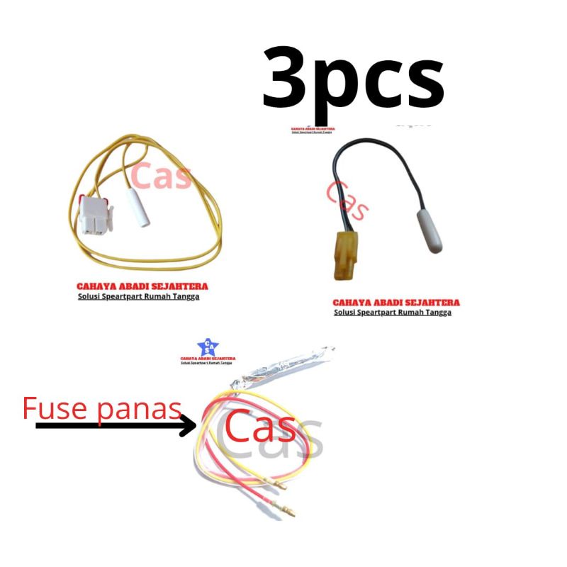 Jual suhu panas fuse Thermistor kulkas jenis inverter dua pintu multi 3 ...