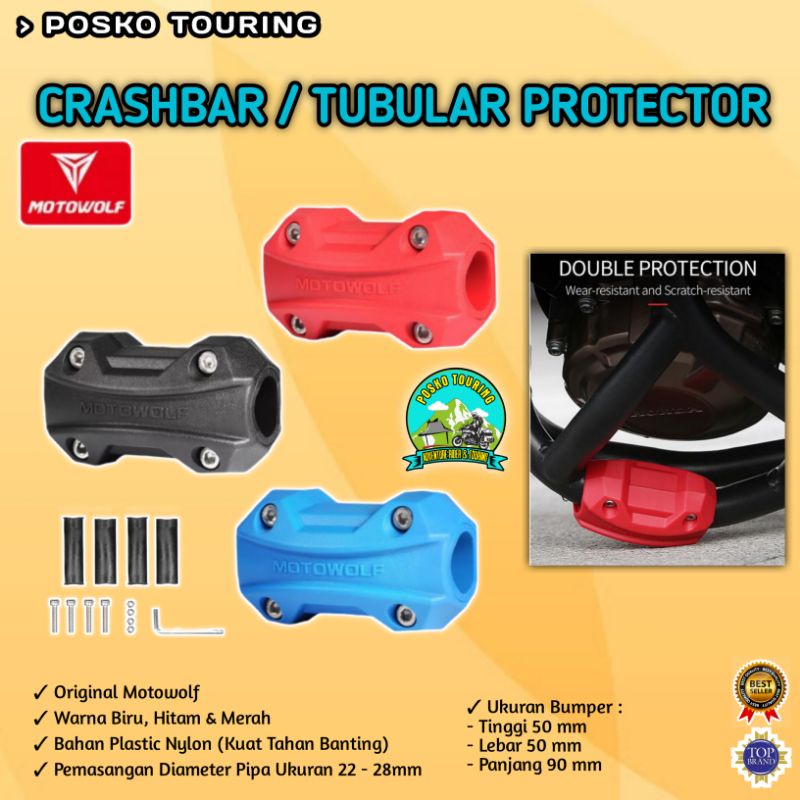 Jual Crashbar Tubular Bumper Protector Original Motowolf | Shopee Indonesia