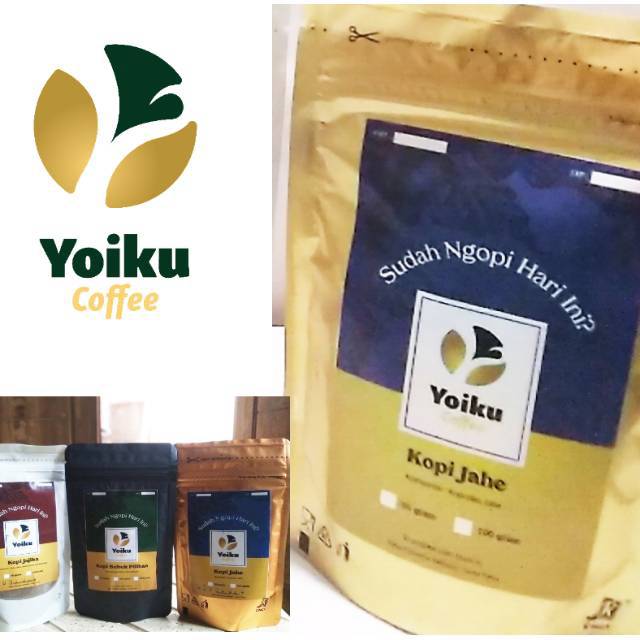 Jual Kopi jahe bubuk kopi rempah kopi murah Yoiku Coffee 50 gram | Shopee Indonesia