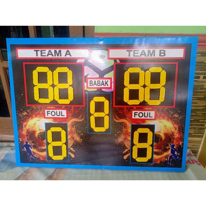Jual papan score futsal manual | Shopee Indonesia