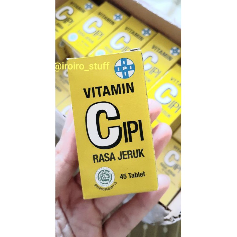 Jual Vitamin C IPI 45 tablet/kemasan | Shopee Indonesia