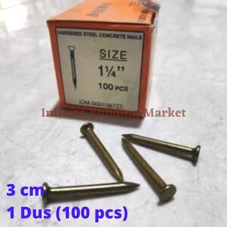 Jual Paku Beton Tembok Paku Baja Paku Beton DAIWA 3 cm 1 1/4 inch @1 ...