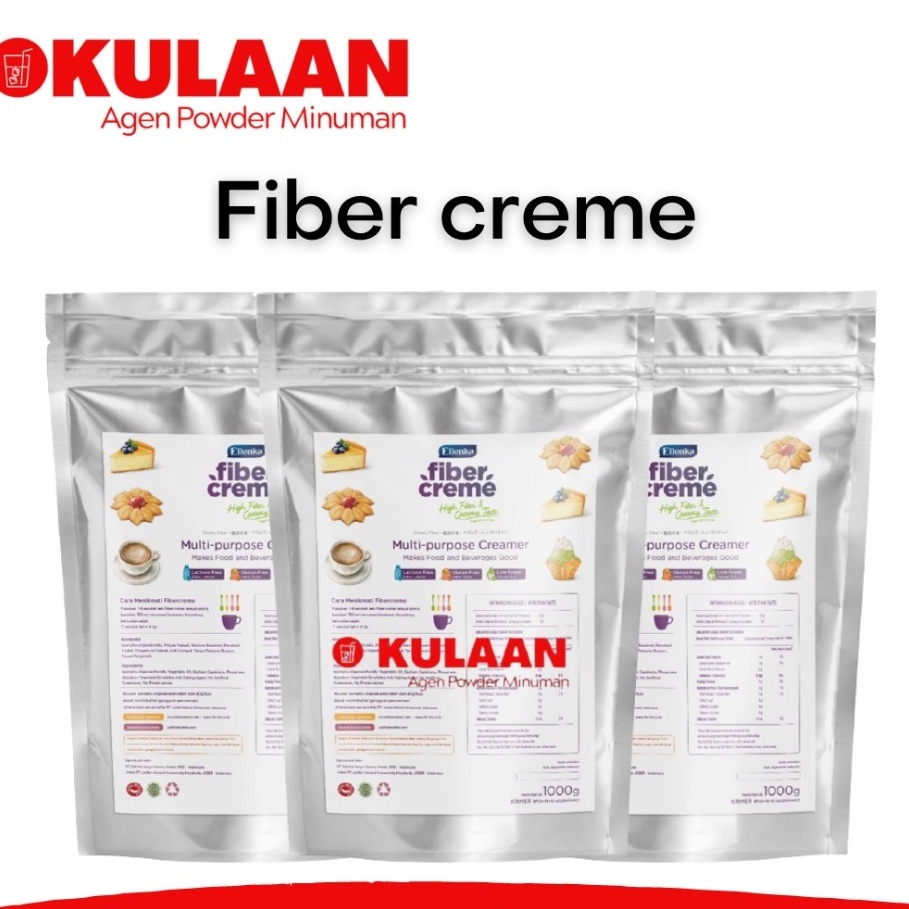 Jual Fiber Creme 1kgEllenka Cream krimer sehat | Shopee Indonesia