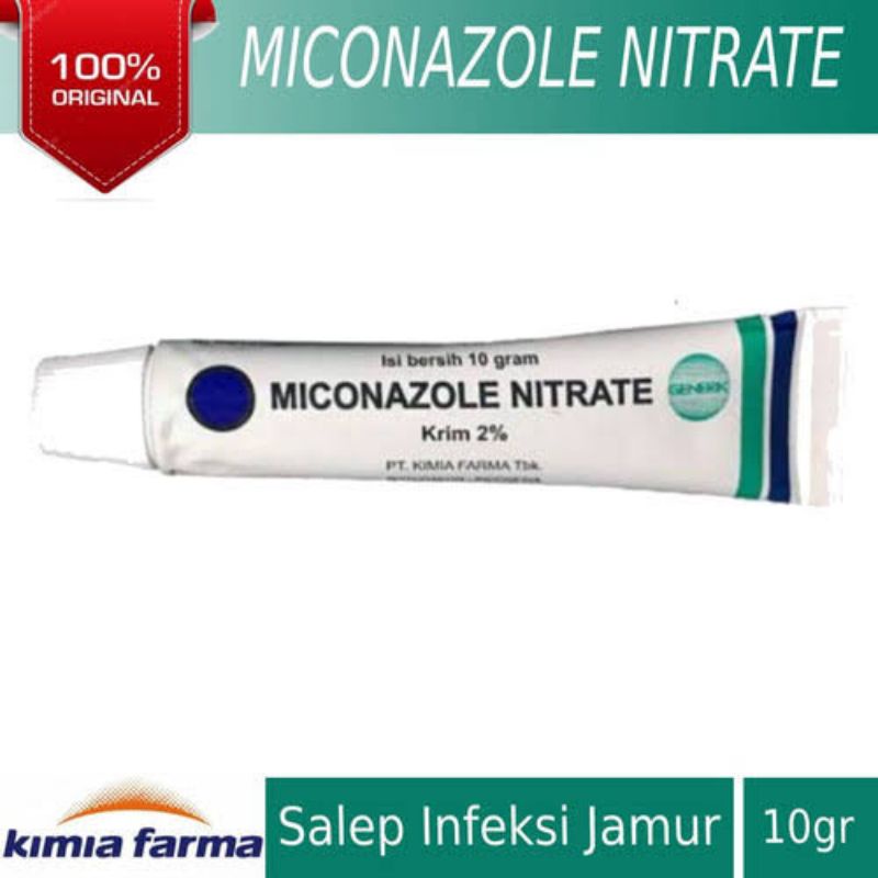 Jual MICONAZOLE NITRATE 1 TUBE 10 GRAM / OBAT ANTI JAMUR PADA KULIT ...