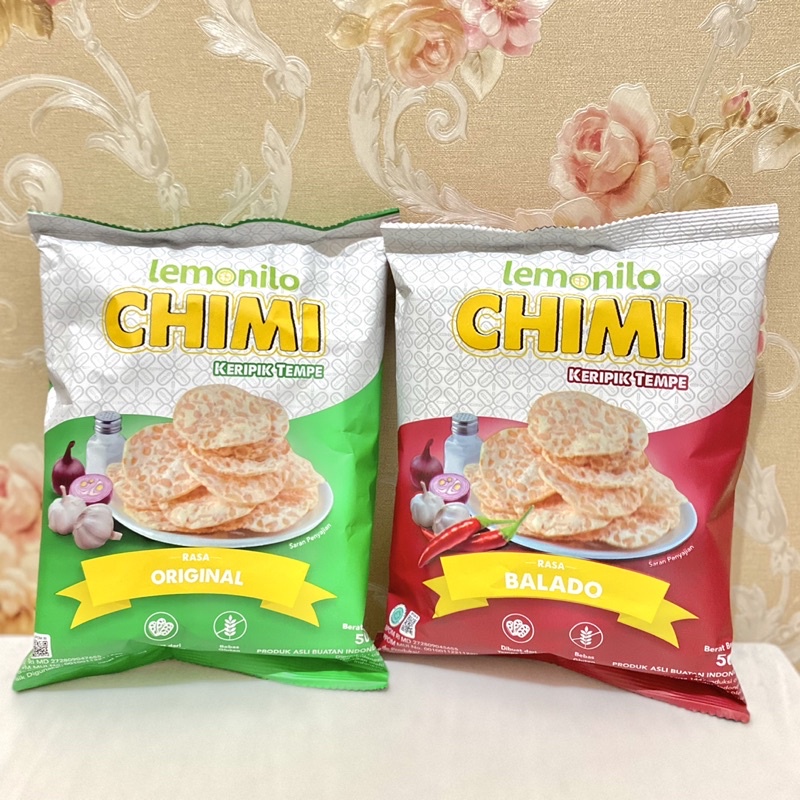 Jual LEMONILO KERIPIK TEMPE CHIMI ( RASA ORIGINAL , BALADO ) | Shopee ...