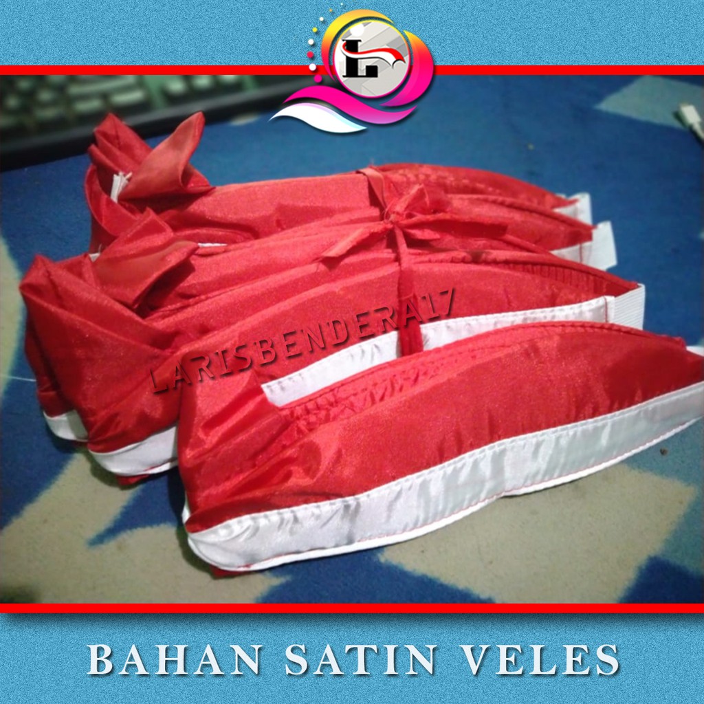 Jual Bando/slayer Merah Putih Bahan Satin Veles | Murah!! Cocok untuk ...