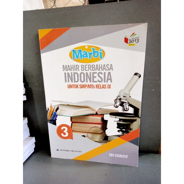 Jual Marbi mahir berbahasa Indonesia 3 untuk SMP kelas IX Erlangga buku ...