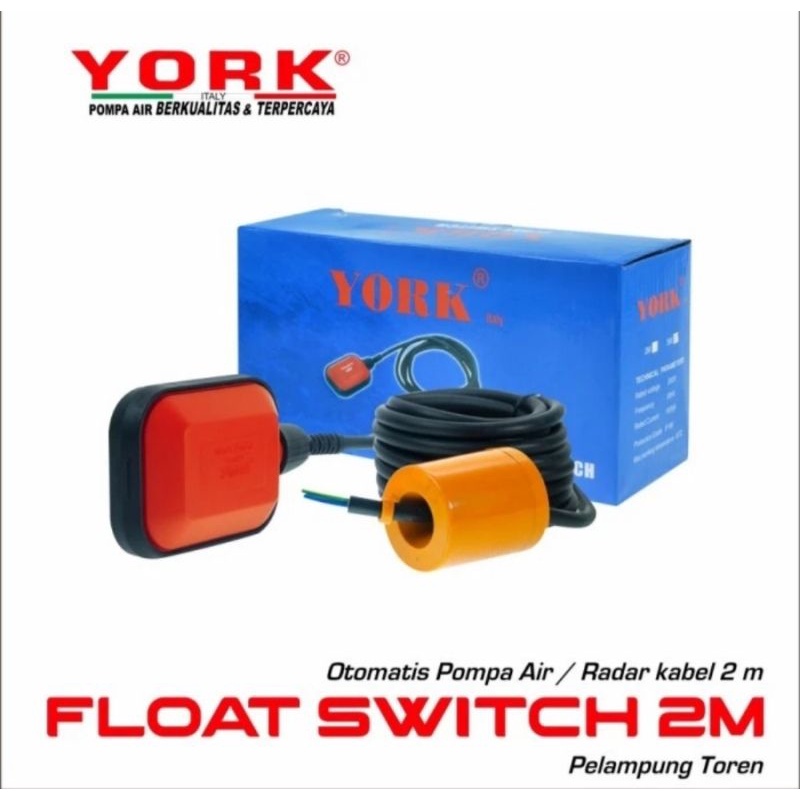 Jual Otomatis Pelampung Tandon Toren Pompa Celup Float Switch 2Meter/5Meter York | Shopee Indonesia