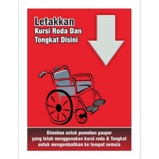Jual Tanda Letakkan kursi Roda disini | Shopee Indonesia