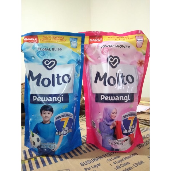 Jual Molto pewangi 780ml kemasan baru | Shopee Indonesia