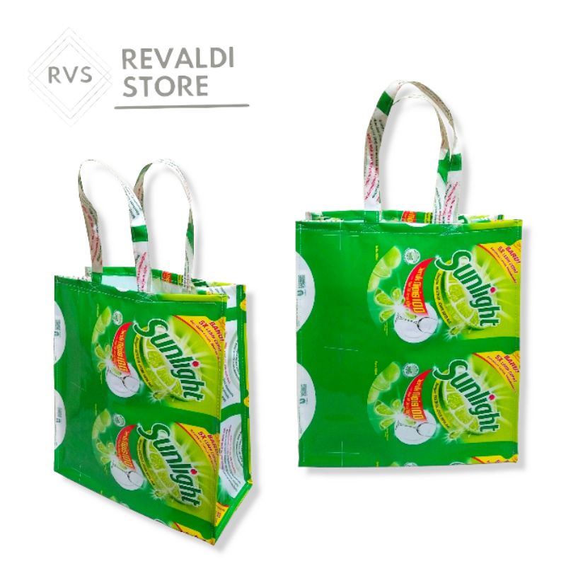 Jual UKURAN BESAR tas daur ulang dari Sunlight / molto tas belanja ...