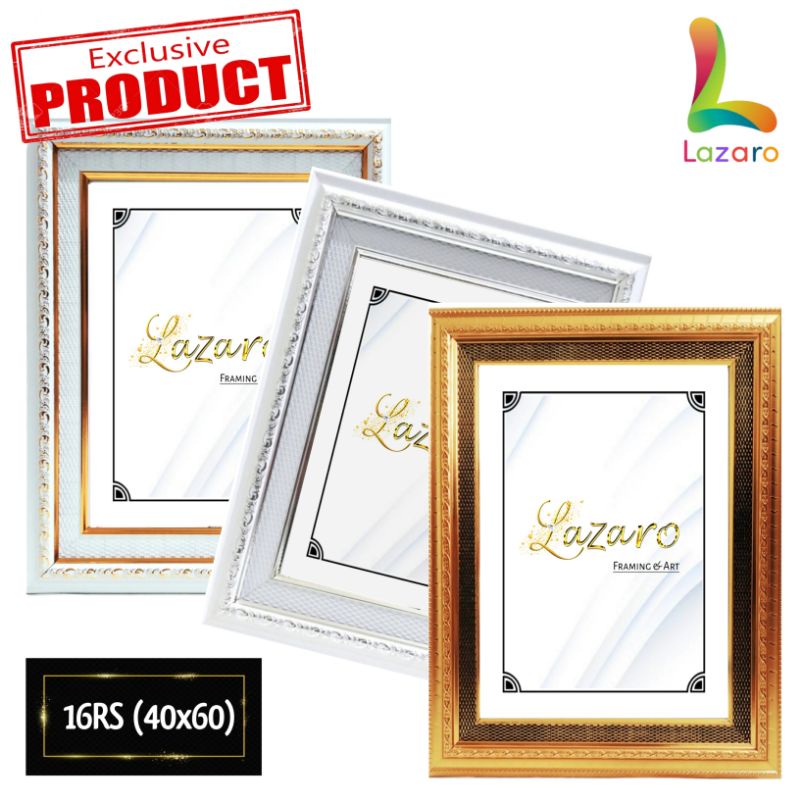 Jual Bingkai Foto 40x60 Frame Foto 16RS Bingkai Wedding Motif Ukir ...