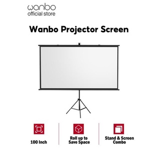Jual Layar Wanbo Layar Screen Proyektor 100" Screen Projector Wall ...