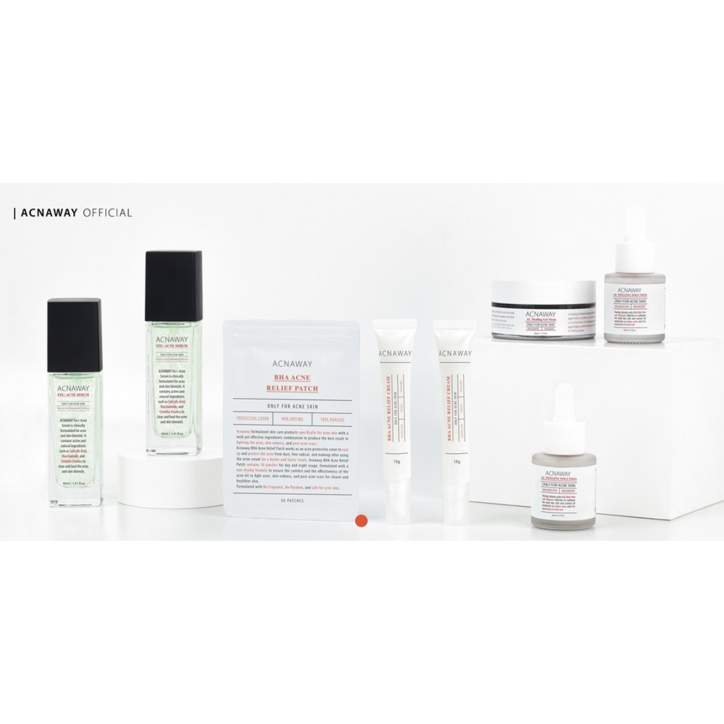 Jual ACNEWAY PRODUK LENGKAP / Anti Acne Blemish Relief Kit / Acnaway ...