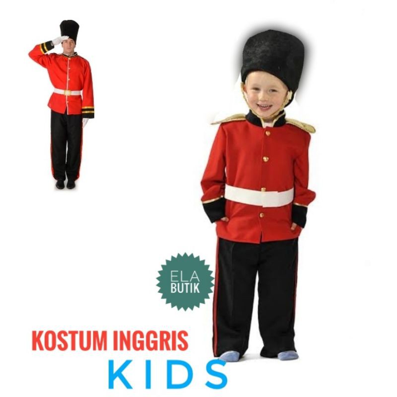 Jual kostum inggris-royal guard-anak-kostum internasional-halloween ...