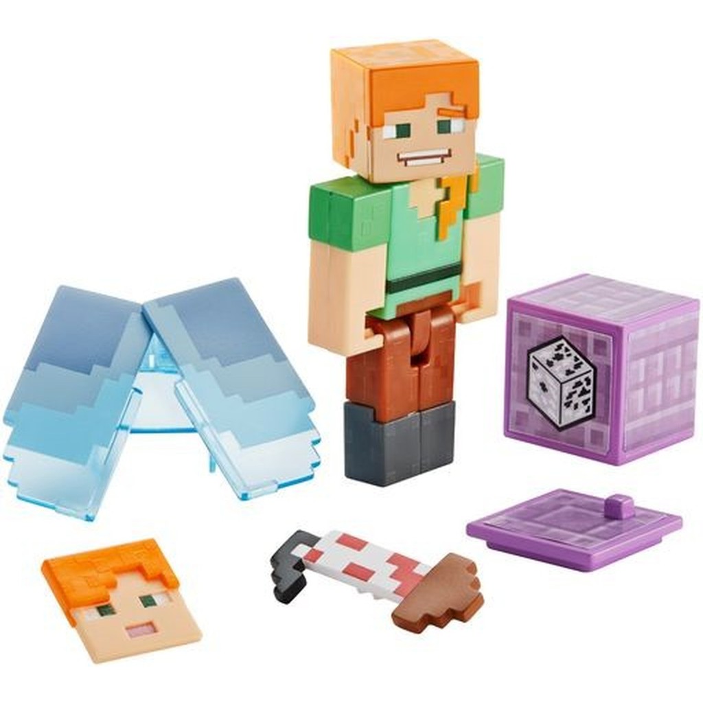 Jual Minecraft Comic Maker Alex with Elytra Action Figure Indonesia ...