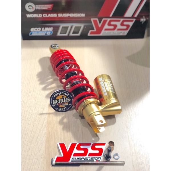 Jual SHOCK YSS C EURO 300MM TABUNG BAWAH MIO BEAT VARIO FINO XEON SOUL GT J M3 SCOOPY RED GOLD ...