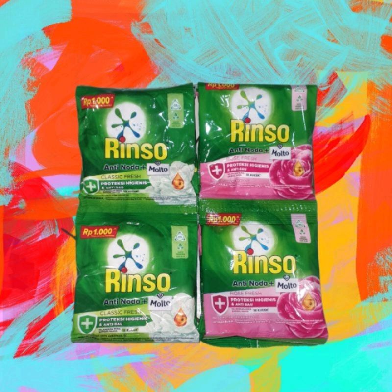 Jual Rinso Bubuk 40g( 1 Renceng 6 sachet ) | Shopee Indonesia