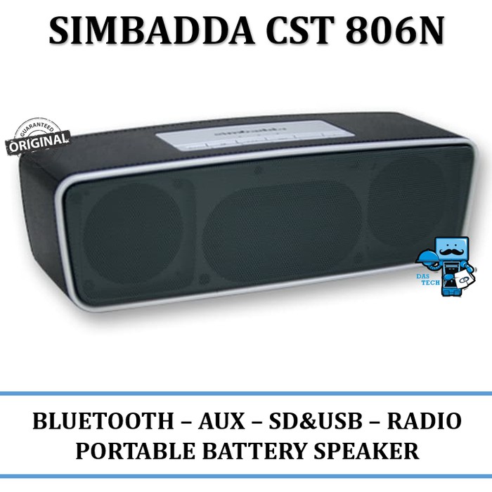 Jual Speaker Bluetooth Simbadda Portable Music Player 806n | Shopee ...