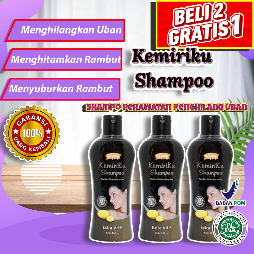 Jual Shampoo Kemiriku Happy Kemiri Original 100% - AMPUH MENGHILANGKAN ...
