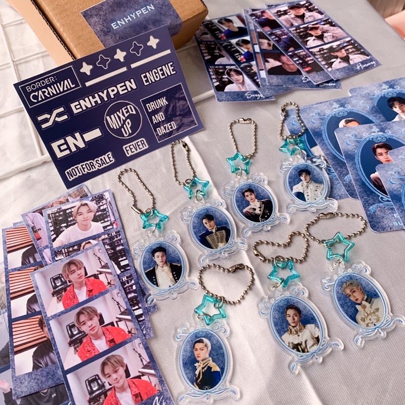 Jual ENHYPEN KEYCHAIN SET CARNIVAL VERS BY BOOBEE (BACA DESKRIPSI ...