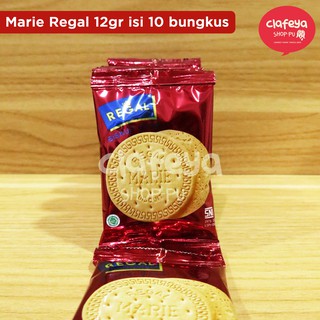 Marie Regal Sachet Renceng 12gr isi 10 bungkus/ Regal Biskuit Marie ...