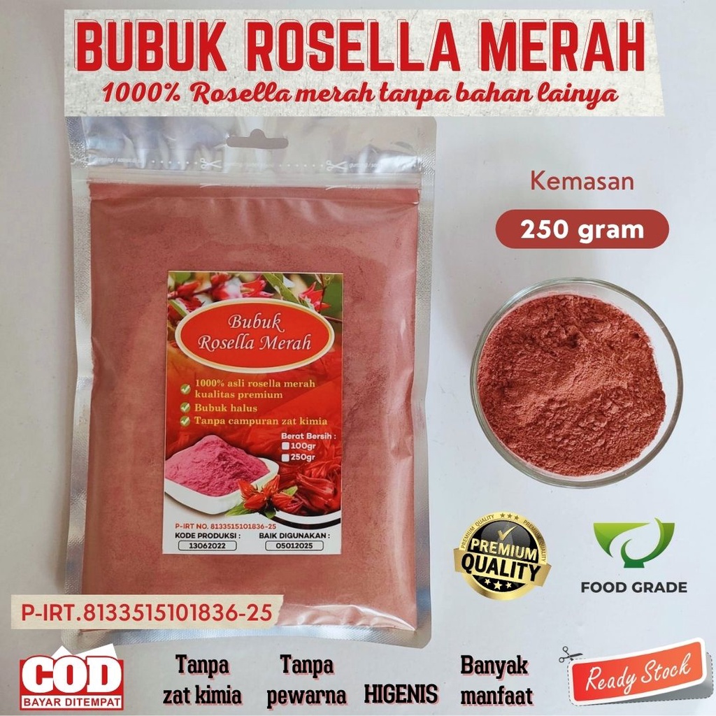 Jual bubuk rosella merah premium | Shopee Indonesia