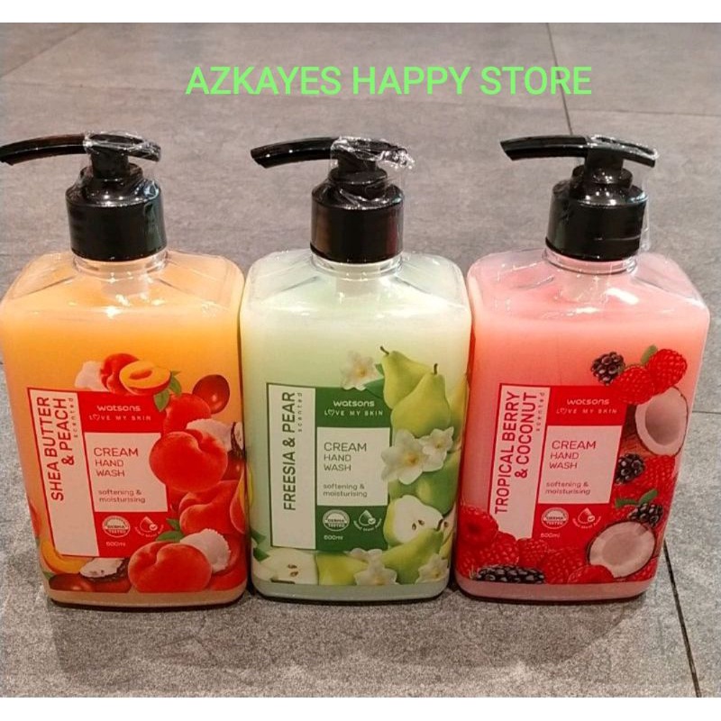 Jual watson handwash 500ml / cream handwash / sabun cuci tangan ...
