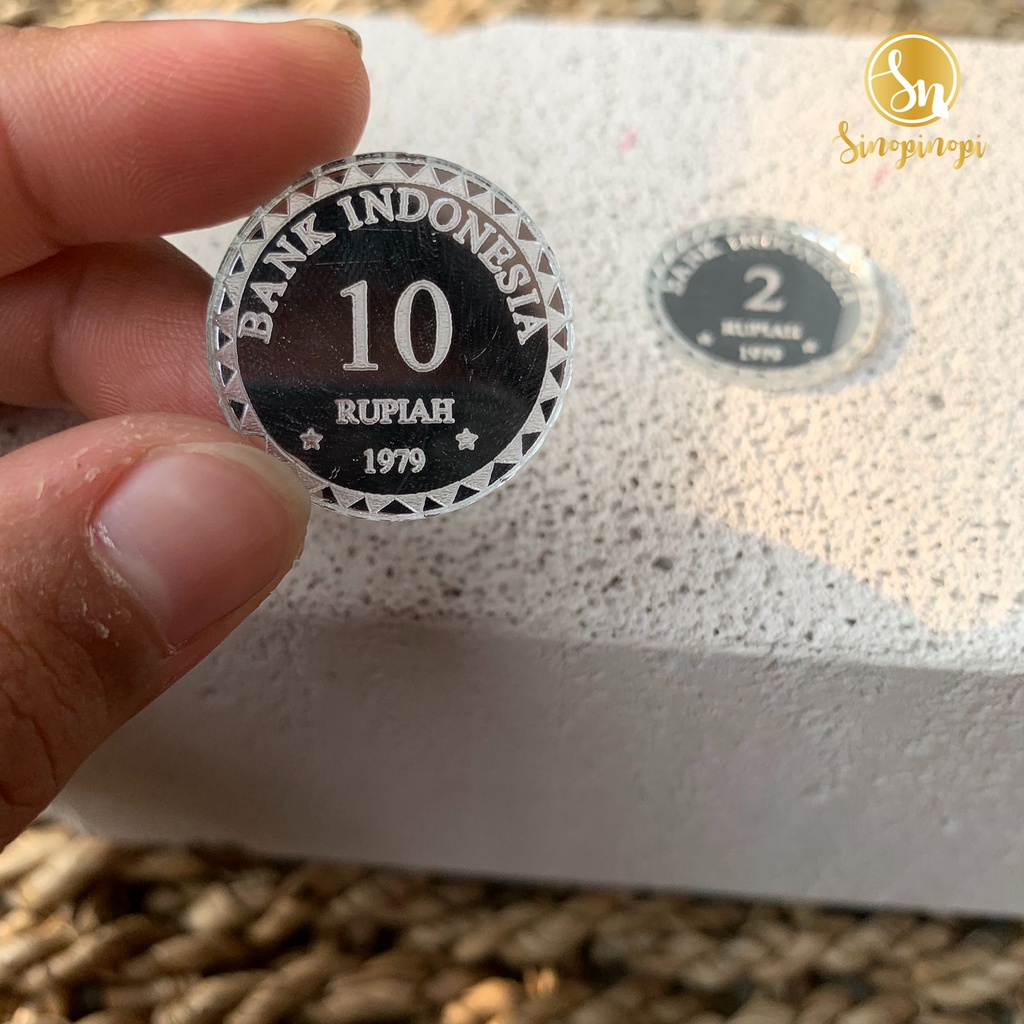Jual LASER REPLIKA UANG KOIN KUNO | CUSTOM CUTTING GRAFIR DEKORASI ...