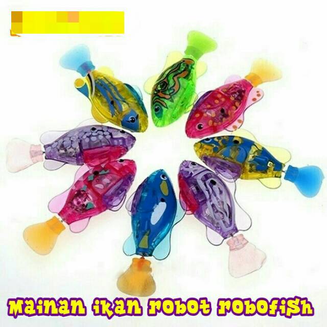 Jual Ikan robot maenan dpt berenang happy fish Indonesia|Shopee Indonesia