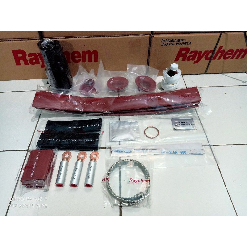Jual Terminasi Indoor Raychem Three core 3x70mm 24kv Kit dengan Skun ...
