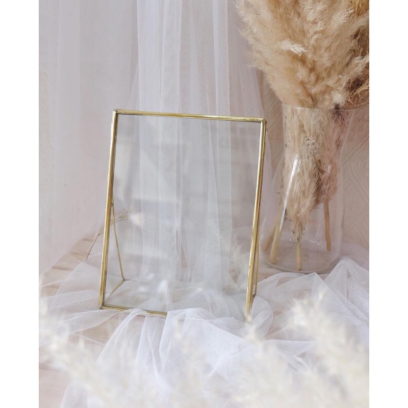 Jual Gold Glass Frame | Shopee Indonesia