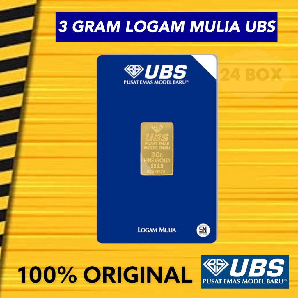 Jual LM UBS 3 GR , LOGAM MULIA EMAS UBS 3 GRAM | Shopee Indonesia
