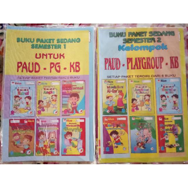 Jual BUKU PAKET PAUD SEMESTER 1 & 2 | Shopee Indonesia