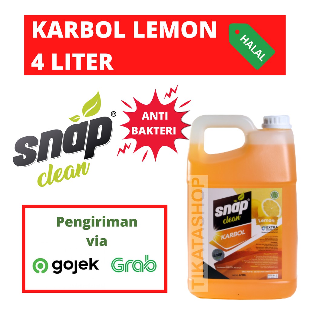 Jual SNAP CLEAN KARBOL LEMON PEMBERSIH LANTAI | Shopee Indonesia