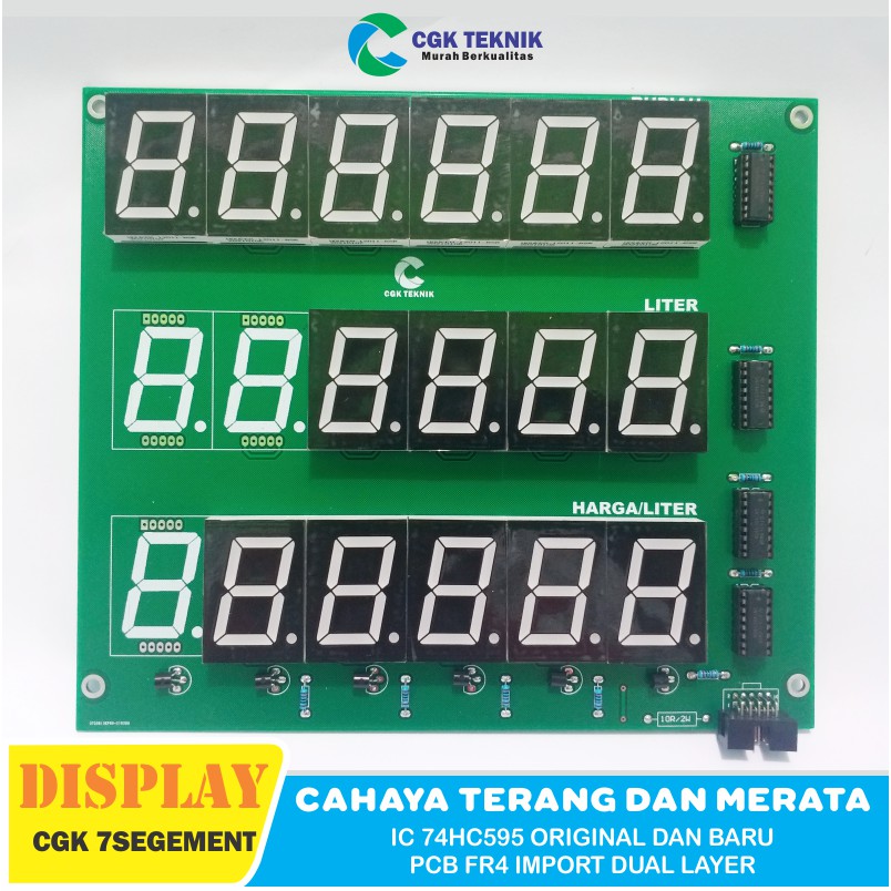 Jual CGK TEKNIK - DISPLAY PERTAMINI POM MINI 7SEGMENT MERAH | Shopee Indonesia