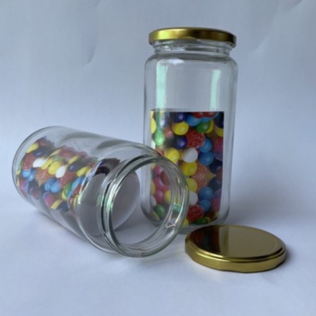 Jual toples kaca / glass jar / tempat simpan makanan (1000ML) | Shopee ...