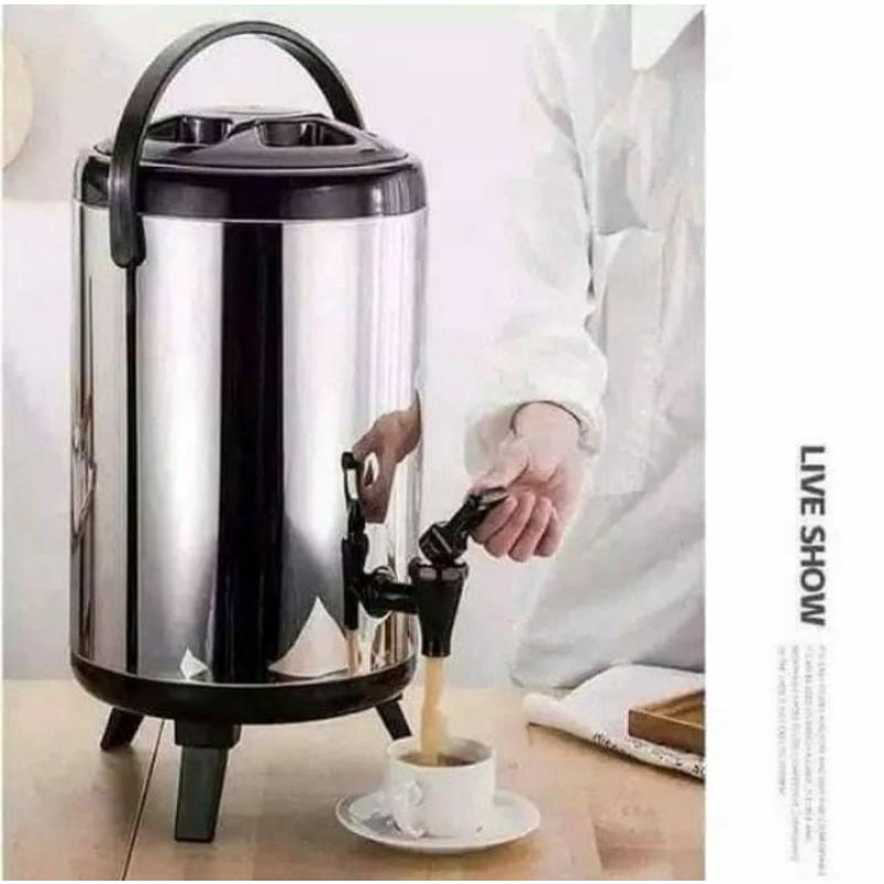 Jual Milt Tea Bucket Termos Tuas Kran Kapasitas Besar 12 L /10L/8L ...