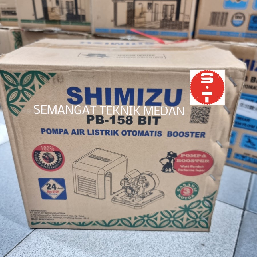 Jual PB-158BIT SHIMIZU POMPA AIR BOOSTER WATER PUMP AUTO SHIMIZU PB 158 BIT | Shopee Indonesia