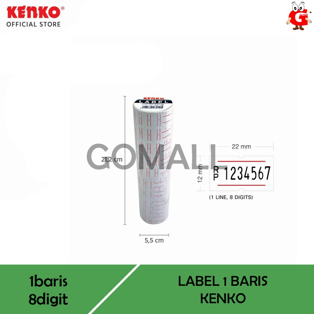 Jual Label Harga Kenko 6001-2R (1 Baris) | Shopee Indonesia