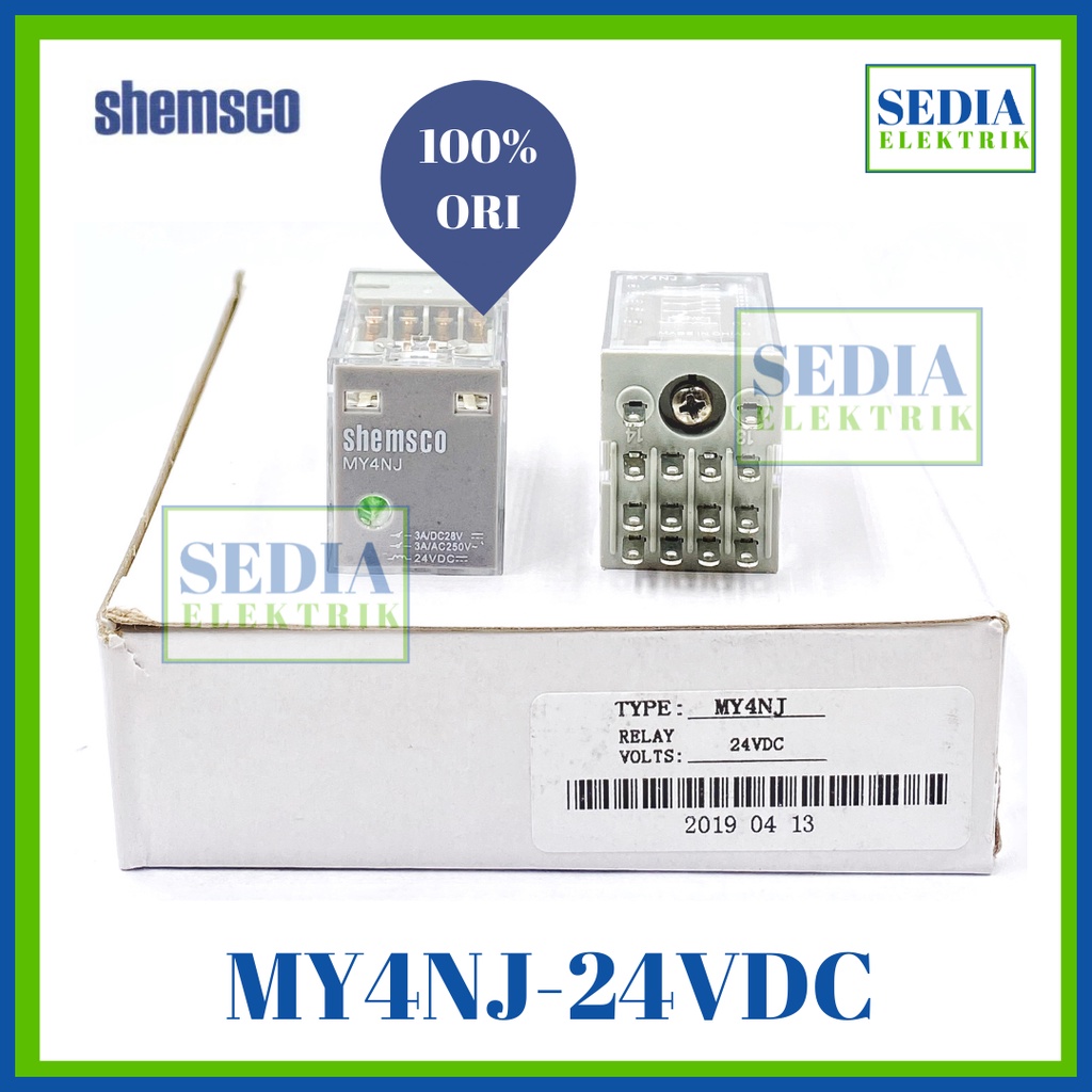 Jual Shemsco Relay MY4NJ-24VDC MY4NJ 24VDC sama Omron Relay | Shopee Indonesia