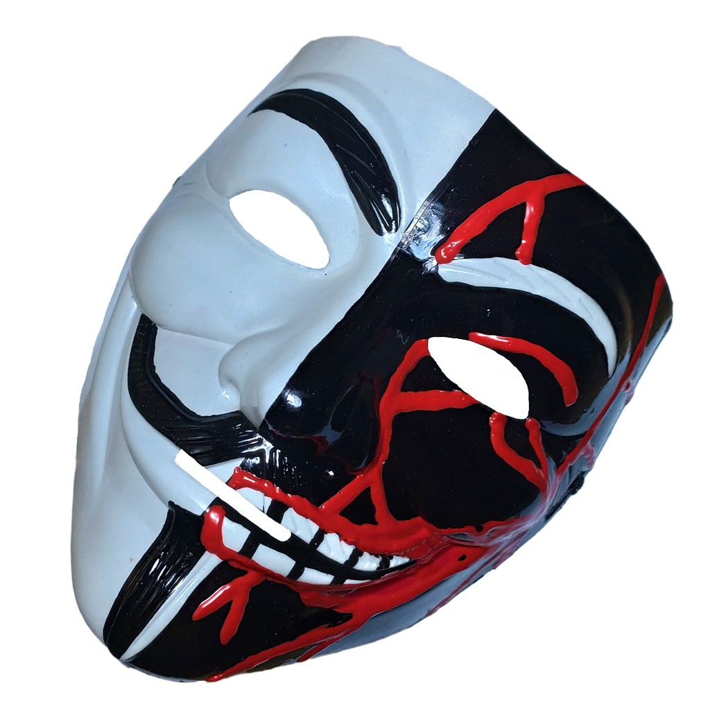 Jual TOPENG ANONYMOUS TOPENG HACKER VENDETTA MASK CUSTOM LAVA BOY V2 ...