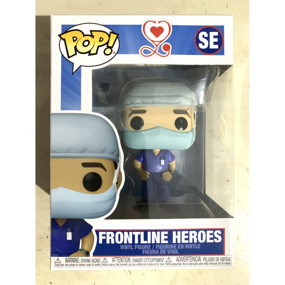 Jual Funko POP! Frontline Heroes COVID-19 - Male Doctor / Hospital Worker | Shopee Indonesia