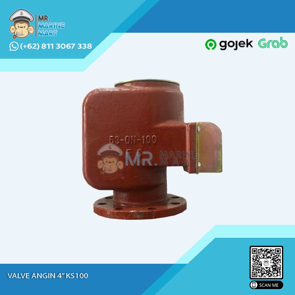 Jual Air vent head 4" KS100 Valve angin 4 inch | Shopee Indonesia