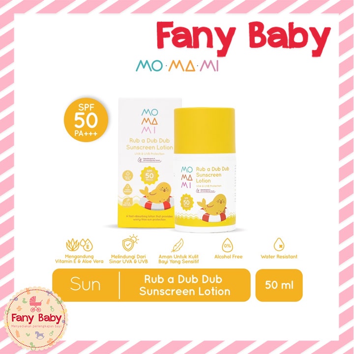 Jual MOMAMI RUB A DUB DUB SUNCREEN LOTION 50ML | Shopee Indonesia