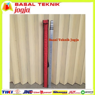 Jual Rambu Ukur Bak Ukur Survey 5 meter 5m Levelling Staff Plus Nivo ...