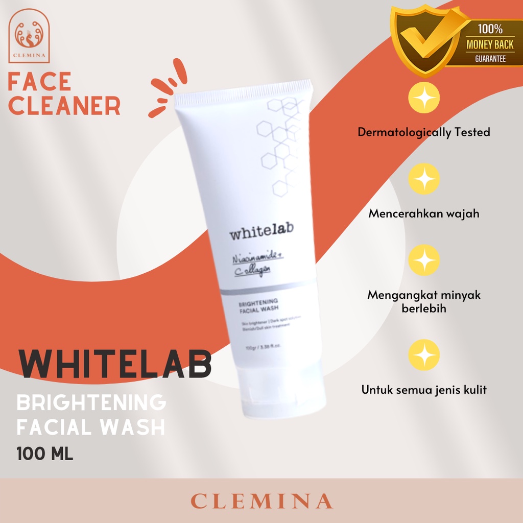 Jual Whitelab Brightening Facial Wash Sabun Wajah Pembersih Muka Face ...
