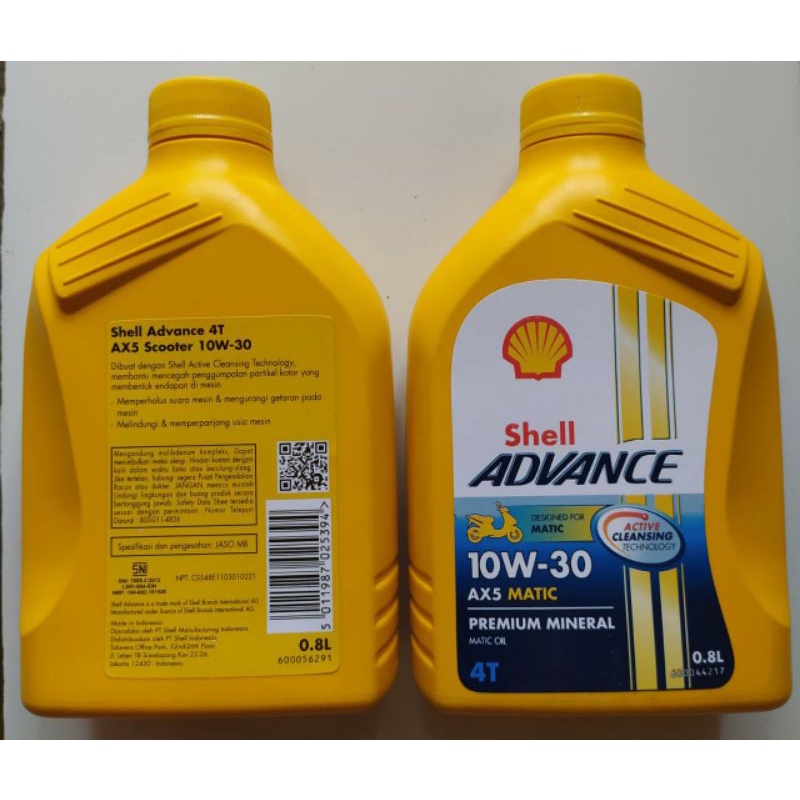 Jual Shell Advance ax5 Matic 0.8 CKD Indonesia|Shopee Indonesia